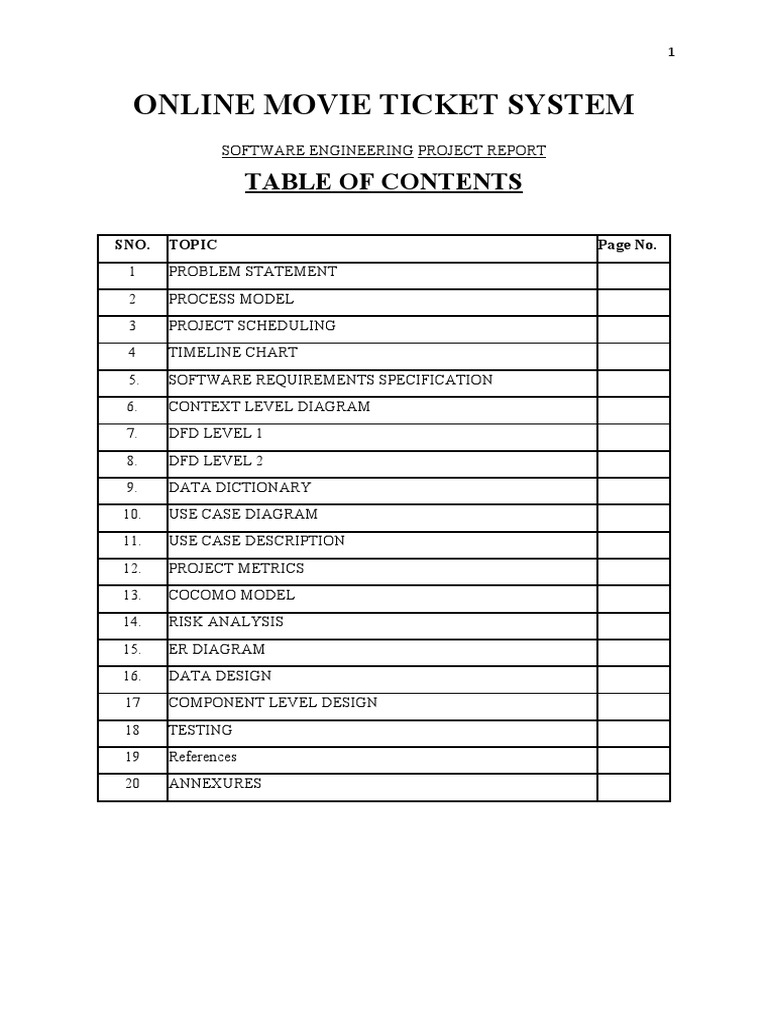 Online Movie Ticket Booking System | PDF | Risk | Databases