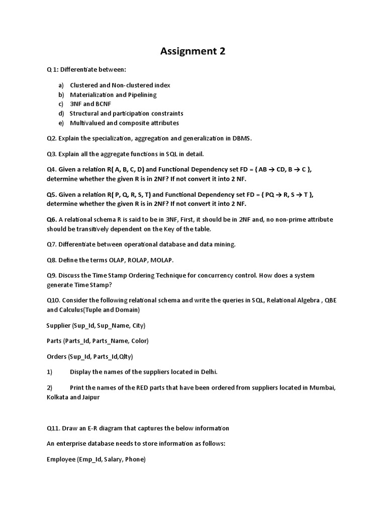 Assignment 2 | PDF | Software Engineering | Data Management Software