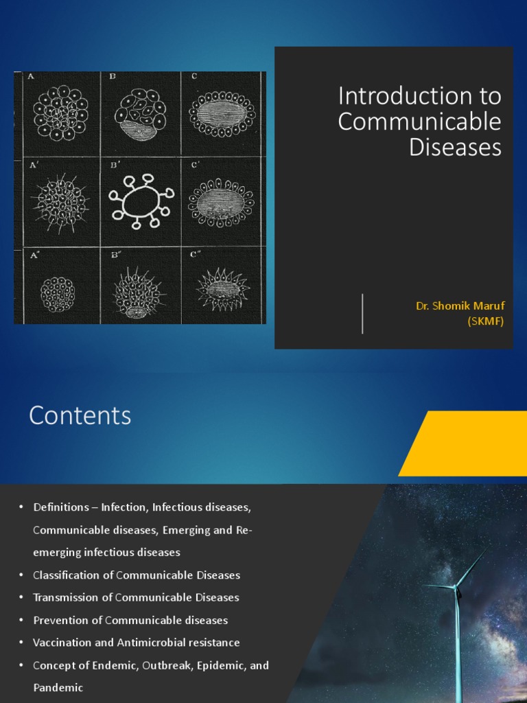 PBH 101 - Introduction To Communicable Diseases - SKMF PDF | PDF ...