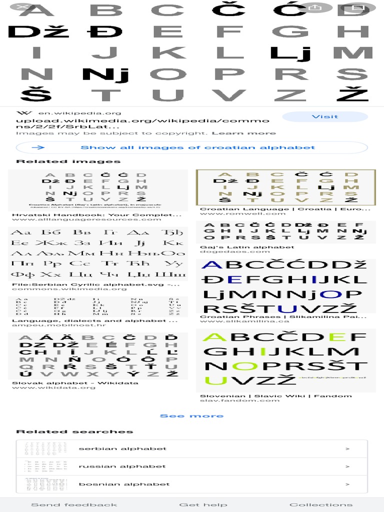 Croatian Alphabet - Google Search PDF | PDF | Linguistics | Greek Alphabet