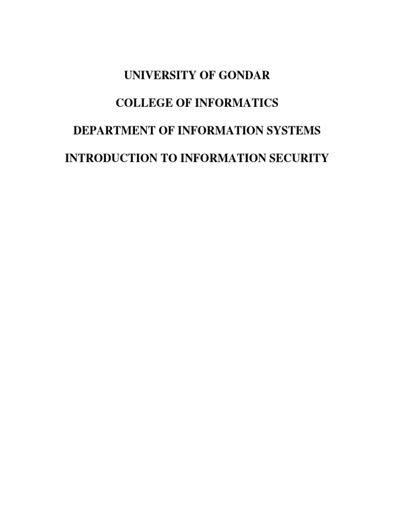 Information Security Pdf Cryptography Information Security