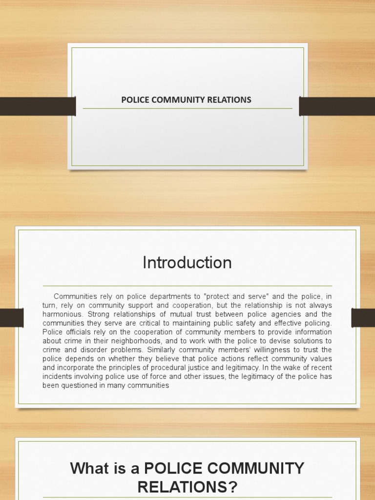 Lesson 11 | PDF | Police | Community Policing