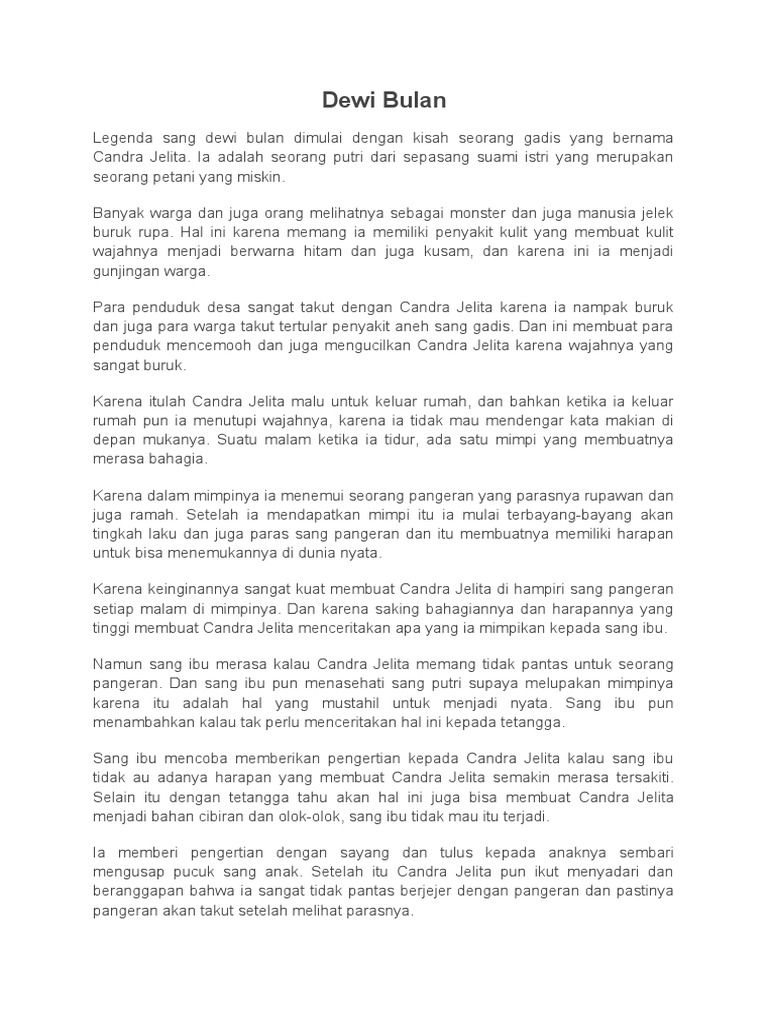 Dewi Bulan | PDF | Puisi