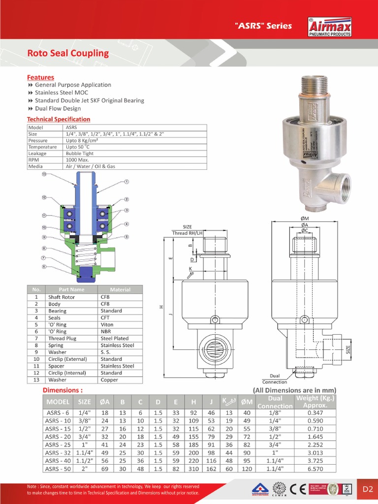 Roto Seal Coupling PDF | PDF