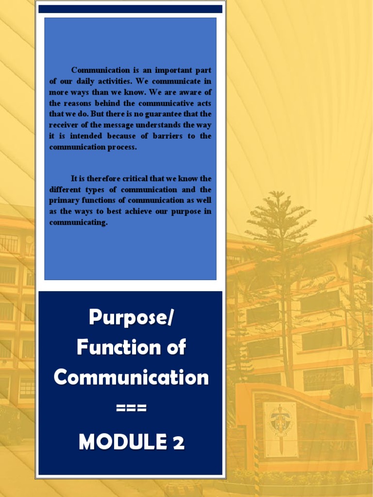 Module 2 Oral - Comm | PDF | Nonverbal Communication | Communication