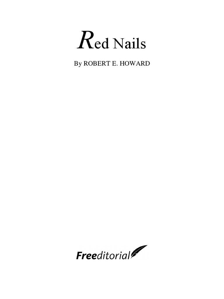 Red Nails PDF | PDF | Conan The Barbarian