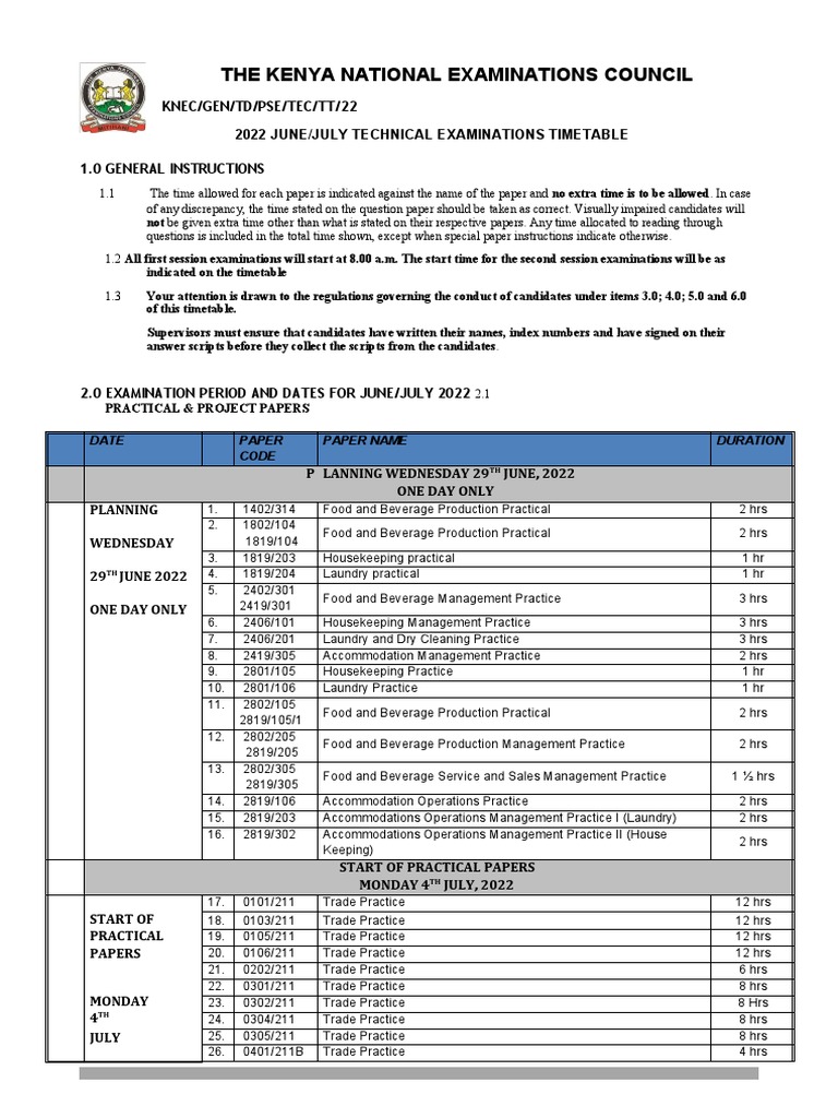 2022 June July Techinal TimeTable | PDF | Engineering | Science