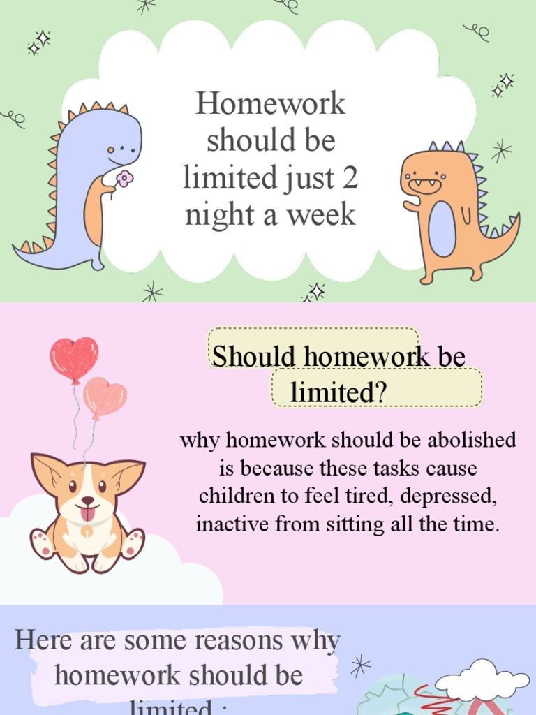 Limit Homework for Student Well-Being | PDF | Wellness