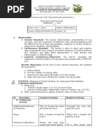DETAILED LESSON PLAN in Measures of Central Tendency FINAL | PDF | Mean ...