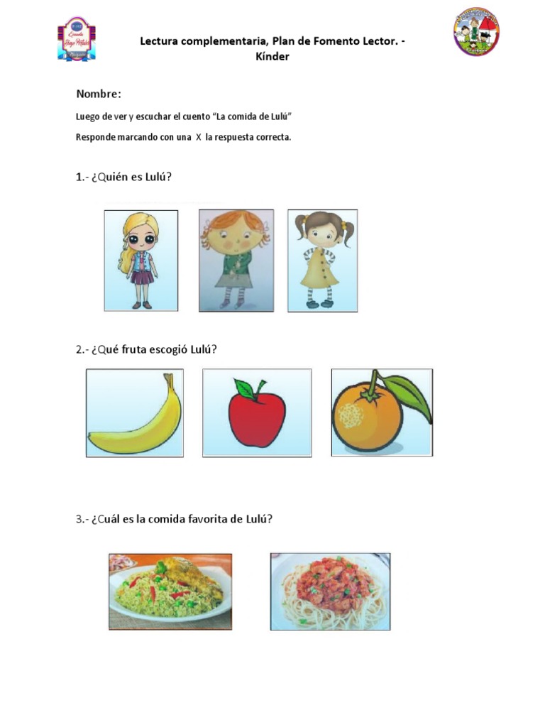 La Comida de Lulu | PDF