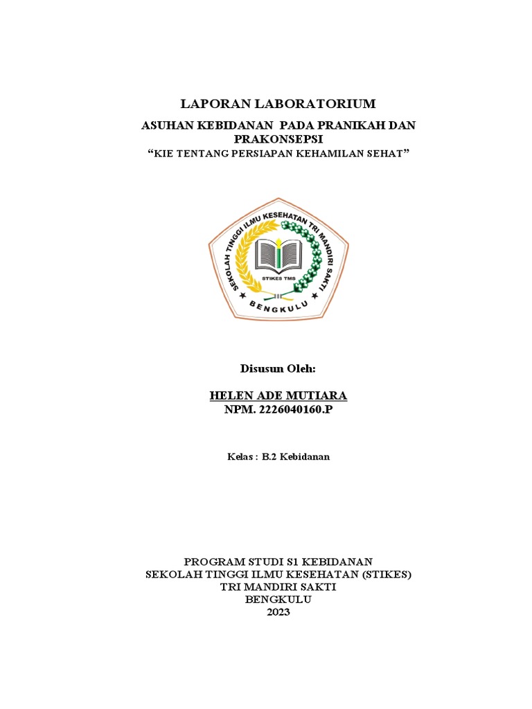 Revisi 4 Helen Ade Mutiara - Kie Tentang Persiapan Kehamilan Sehat ...