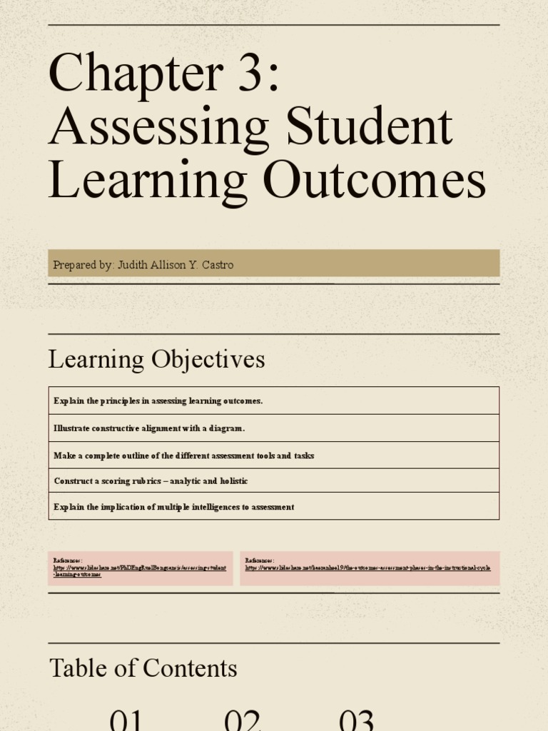 Assessing Student Learning Outcomes Guide | PDF | Educational Assessment | Rubric (Academic)