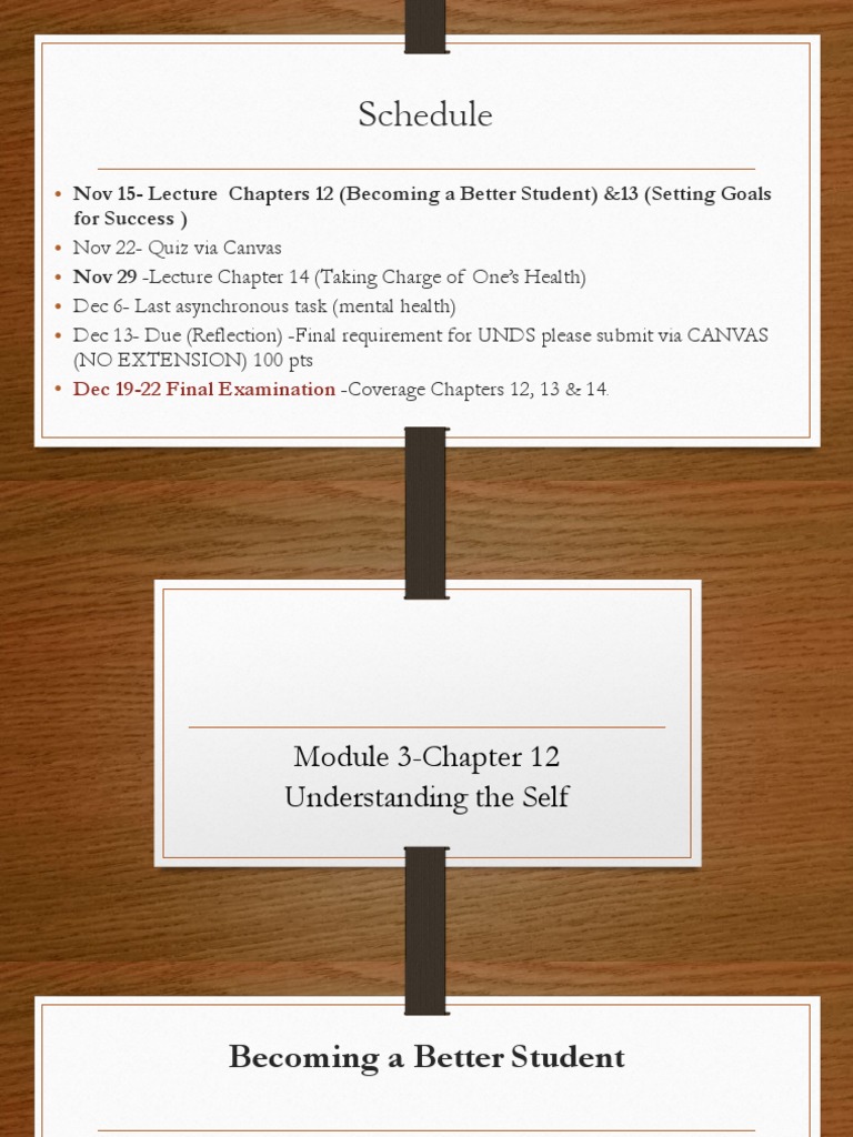 Chapters 12 - 13 UNDS | PDF | Self Efficacy | Goal Setting