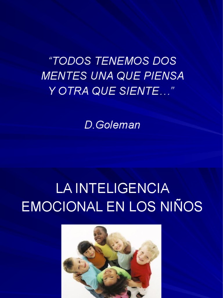 Inteligencia Emocional Power Point | PDF | Inteligencia emocional | Las ...