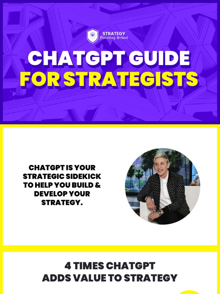 ChatGPT for Strategic Development | PDF | Brand | Insight