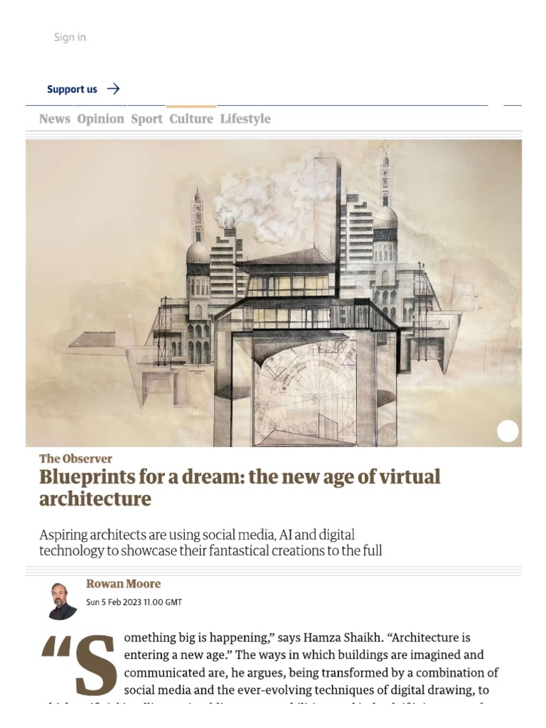 Rowan Moore Blueprints for a Dream The Guardian | PDF