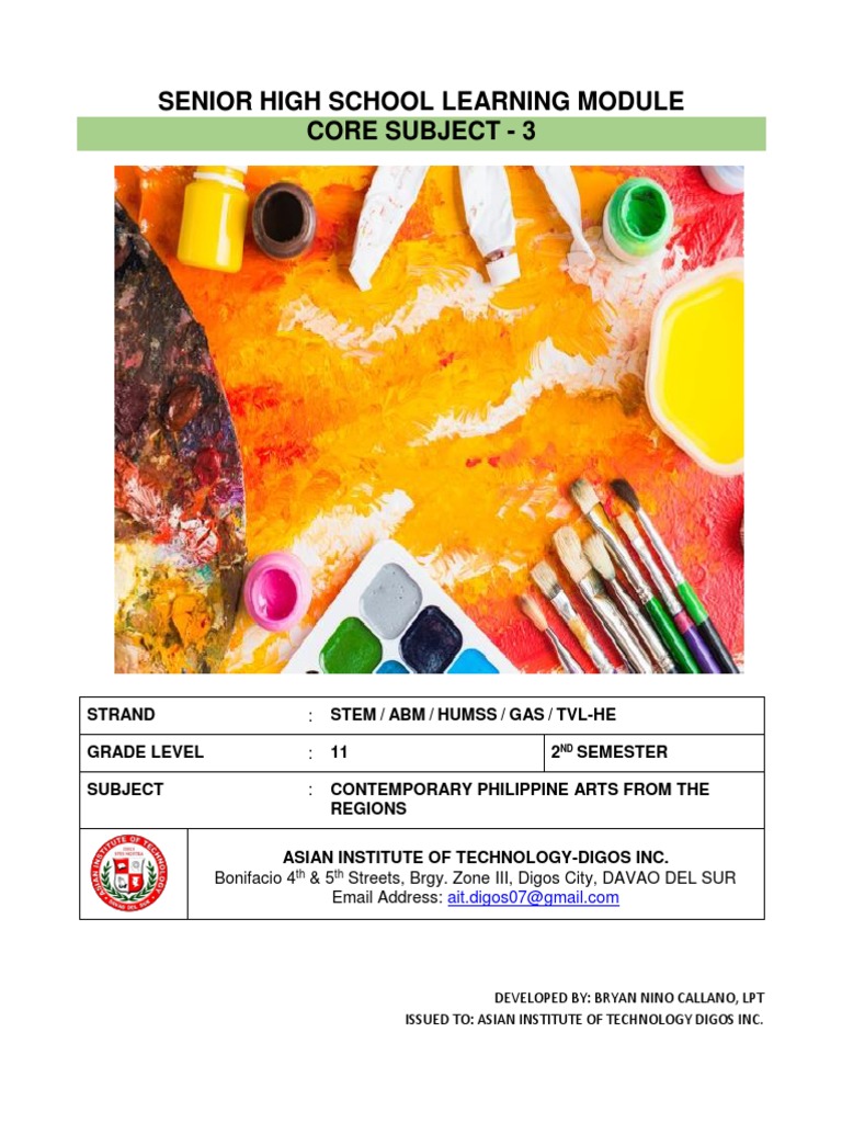 Contemporary Arts Week 3 | PDF | The Arts