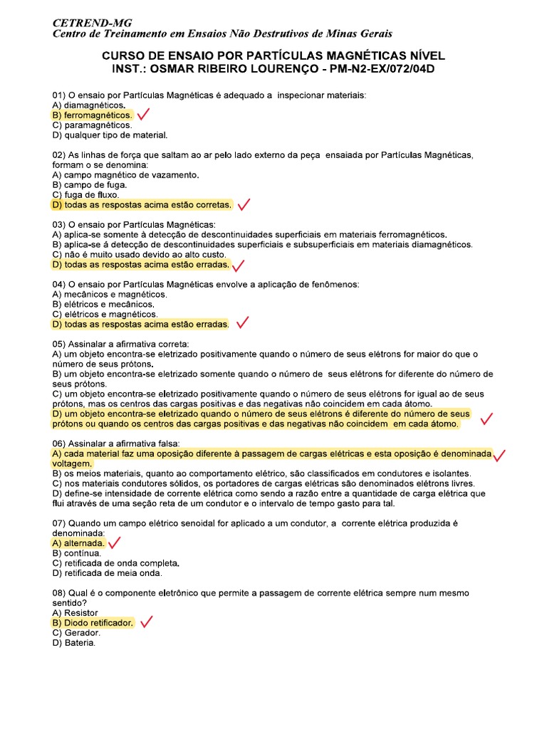 Exercicios-Teoricos-Gerais-PM-N2 - Corrigido PDF | PDF