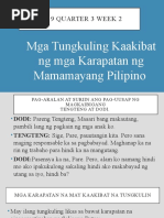 Bill of Rights Tagalog | PDF
