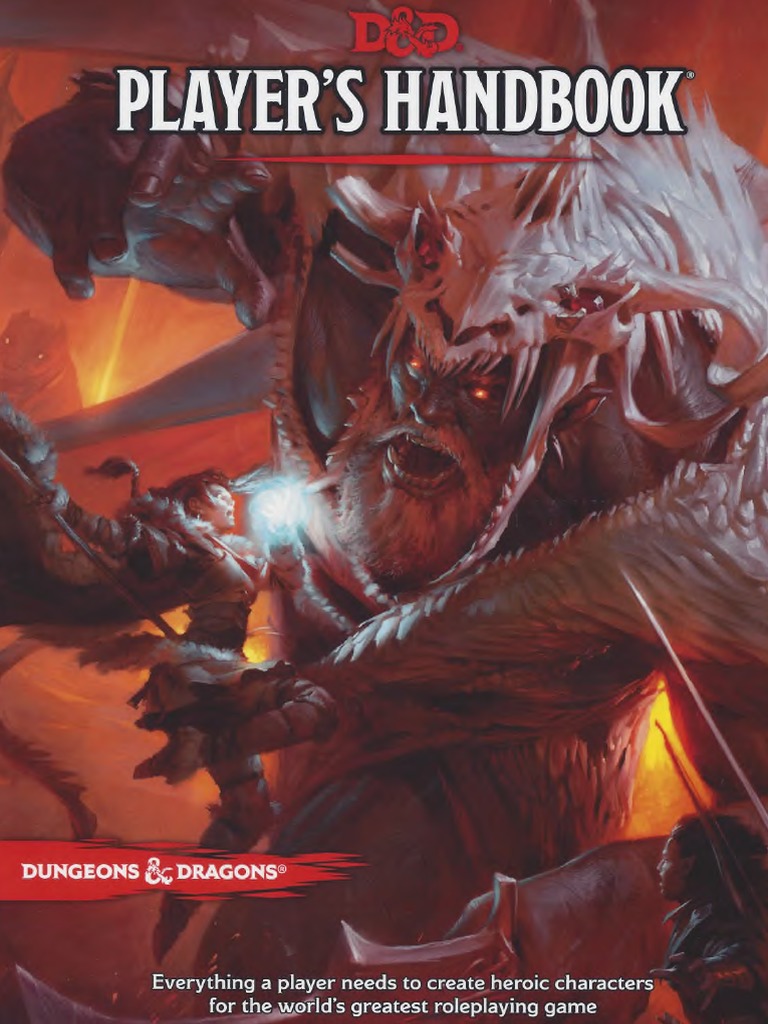 DnD 5e Players Handbook(Reconstructed, Cropped, Page Numbers Match ...