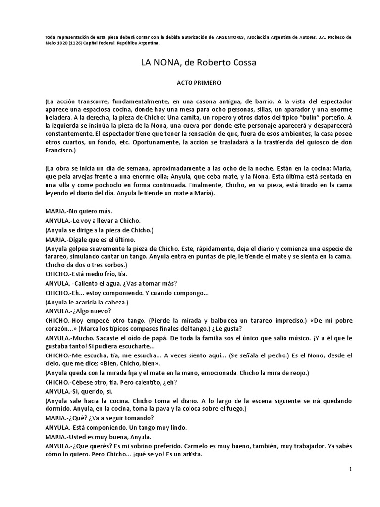 La Nona | PDF | María, madre de Jesús | Alimentos