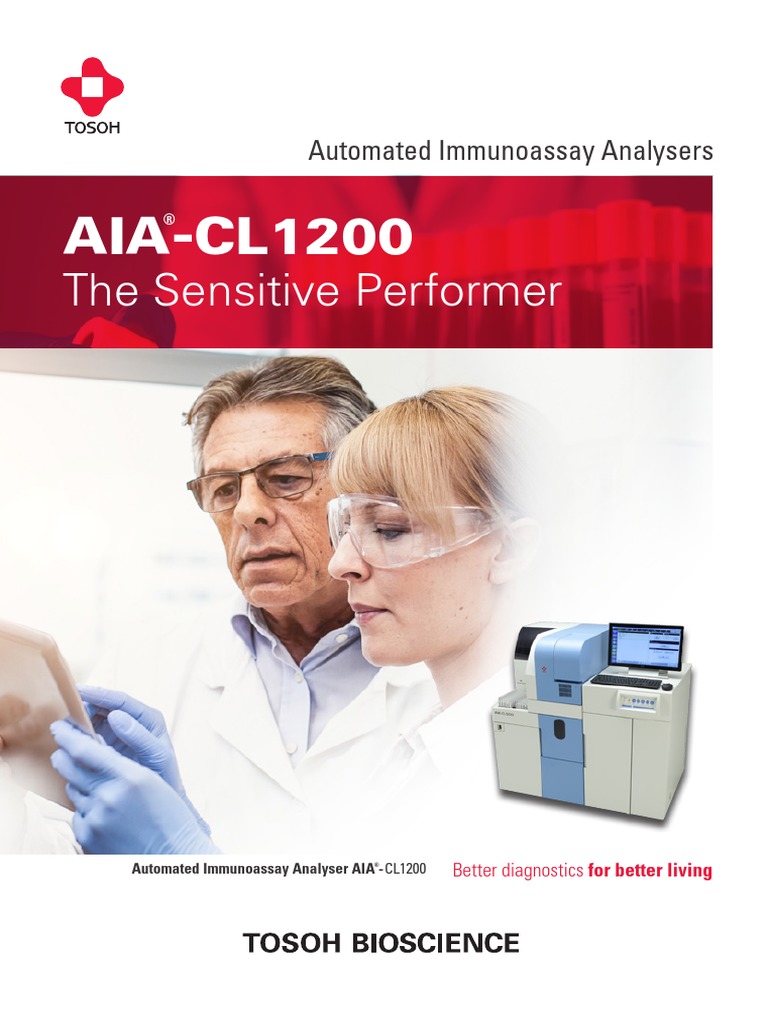 Spec Sheet AIA CL1200 | PDF | Immunoassay | Physical Sciences