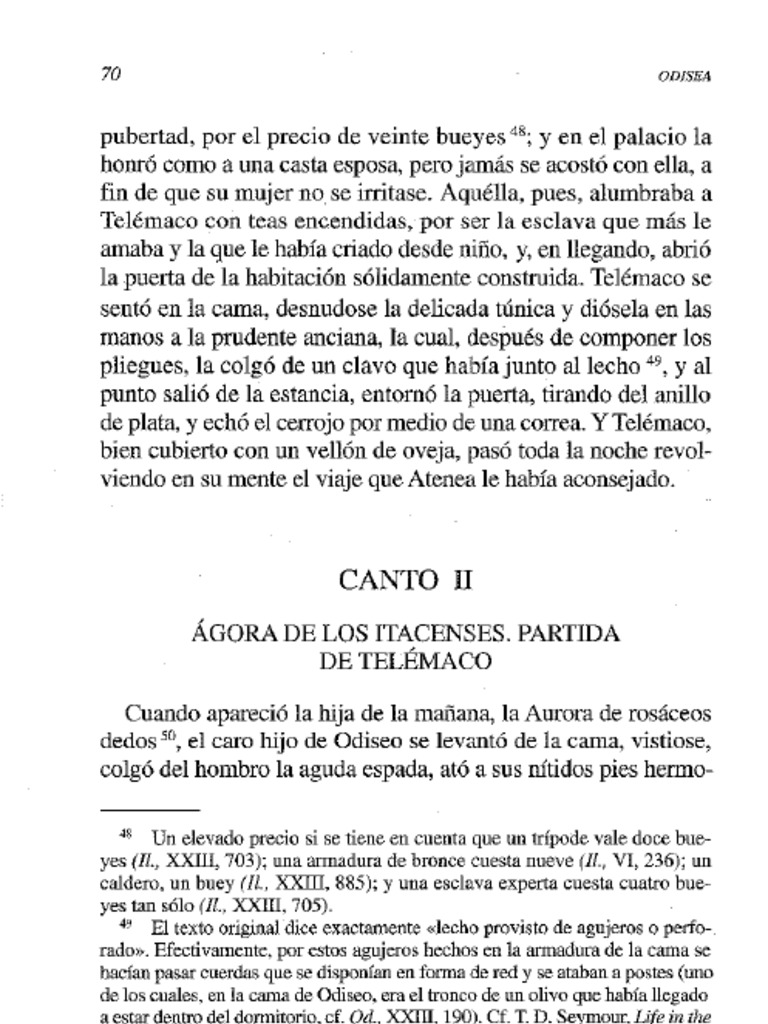 Odisea Canto 2 | PDF