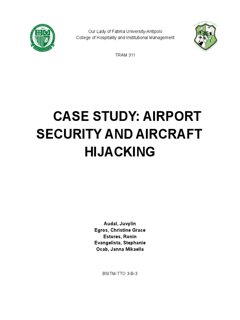 Airport Security & Hijacking Case Study | PDF | Aircraft Hijackings | Crime & Violence