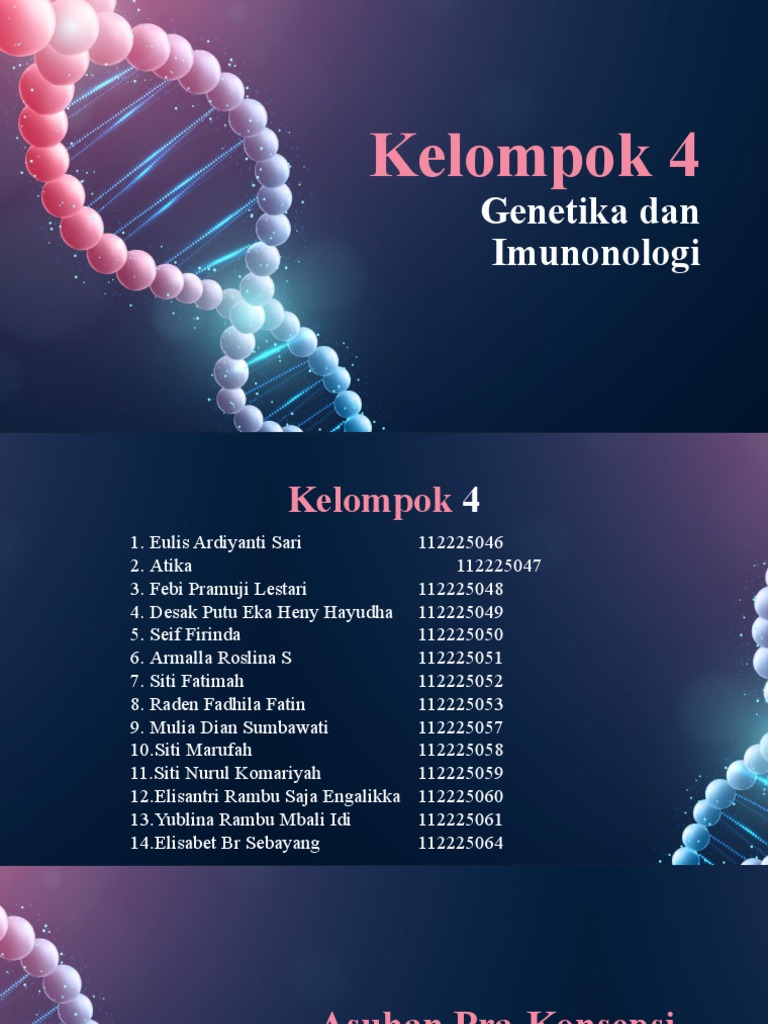 Genetika Dan Imunologi Dalam Kebidanan | PDF | Pengembangan Diri