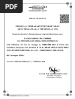 SSM Borang D | PDF
