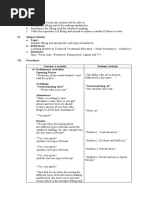Sandwich Preparation Lesson Plan | PDF | Sandwich | Teaching