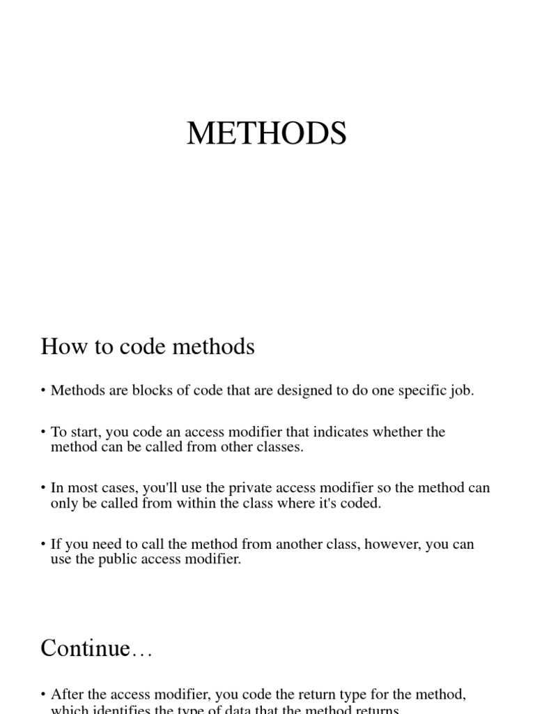 Week 4 Pdf Parameter Computer Programming Method Computer Programming
