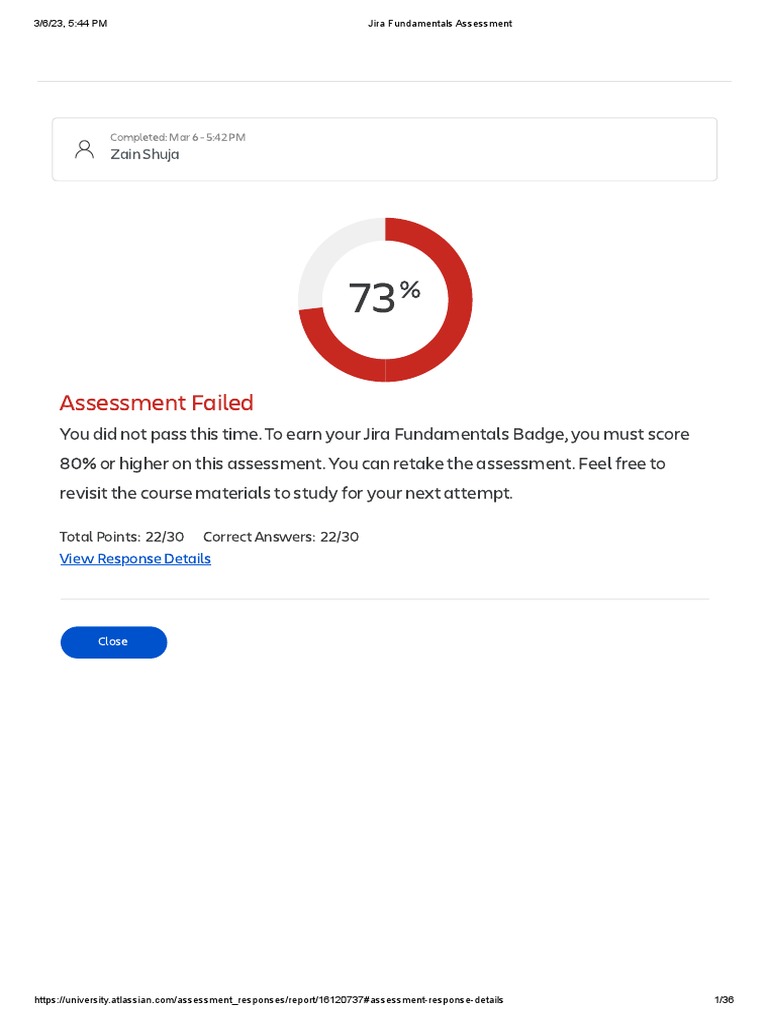 Jira Fundamentals Assessment PDF | PDF | Scrum (Software Development) | Software Bug