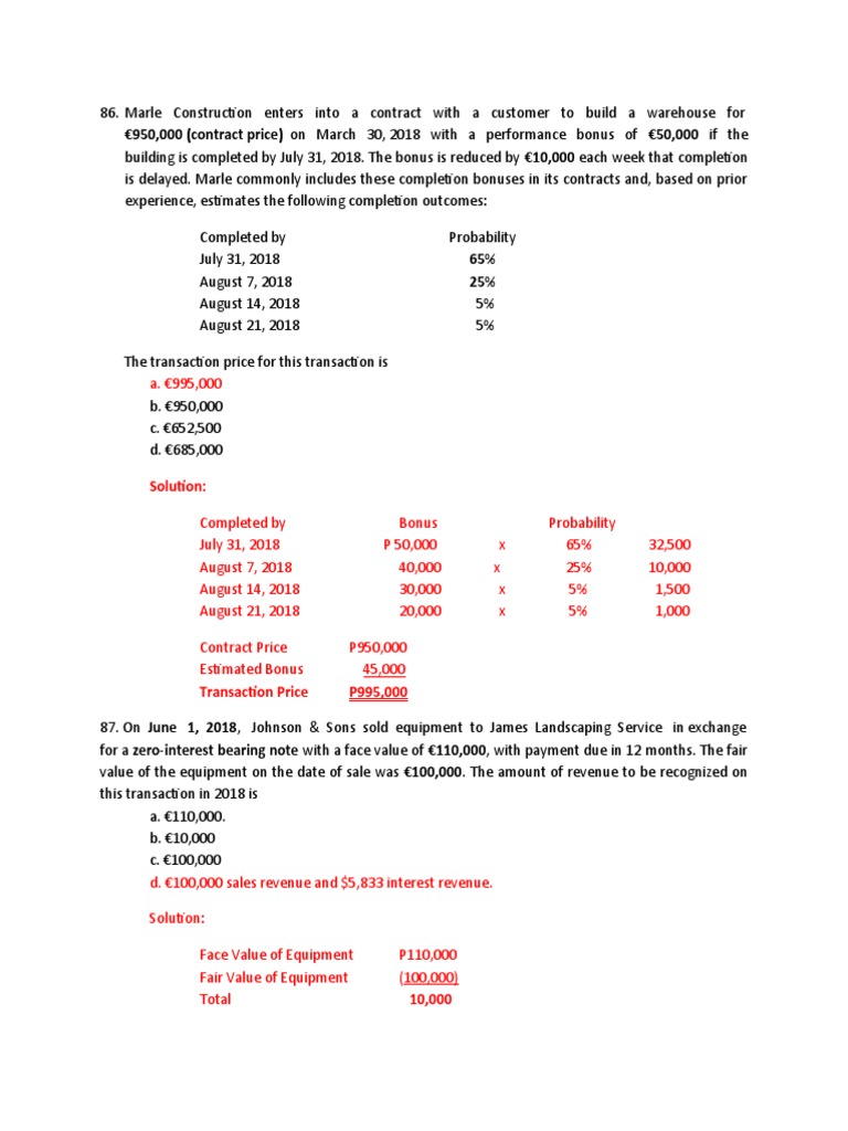 Reviewer Oci Problems | PDF | Debits And Credits | Cost