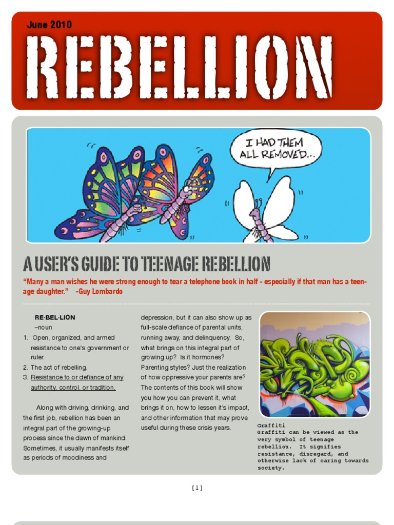 Understanding Teenage Rebellion | PDF | Rebellions | Adolescence