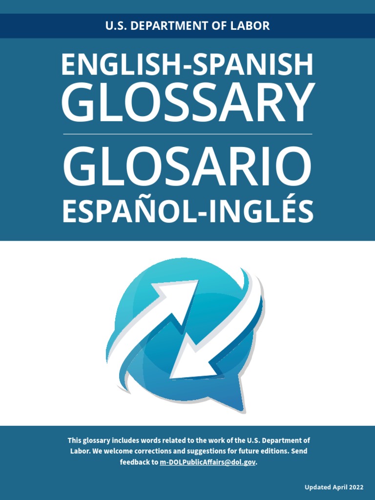 Spanish English Glossary | PDF
