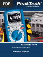 Manuel Du Multimètre Numérique Série DT830 | PDF | Courant continu | Fusible (électricité)