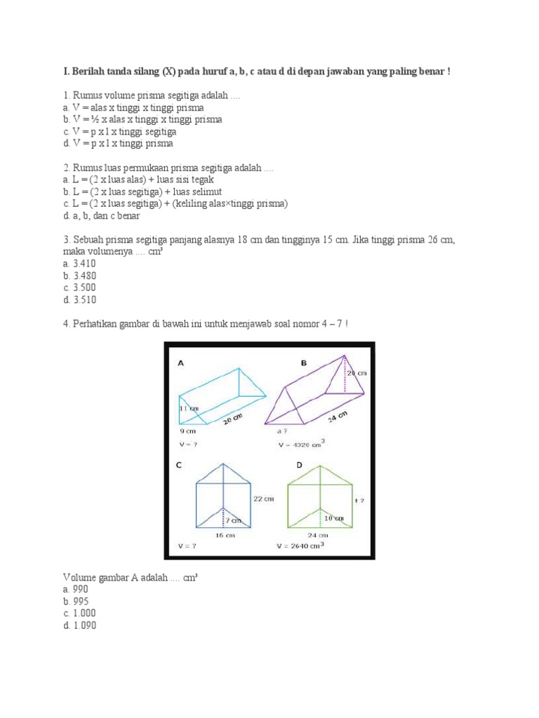 Prisma Segitiga | PDF