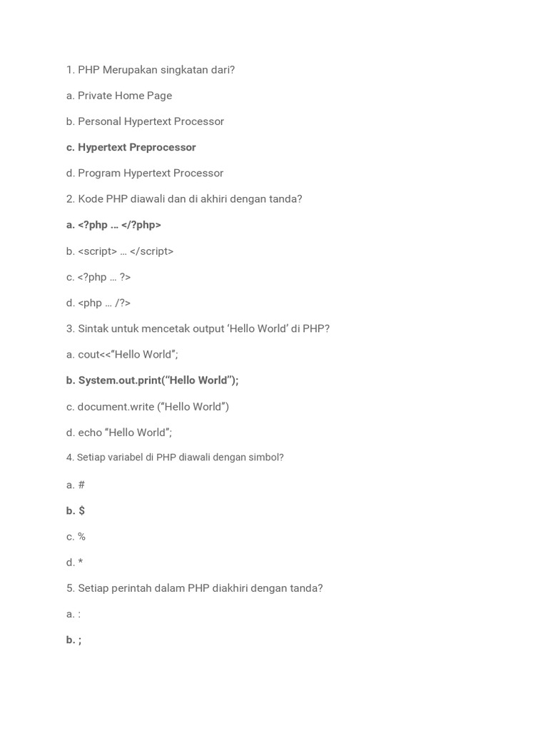 Soal Web Kelas Xii | PDF