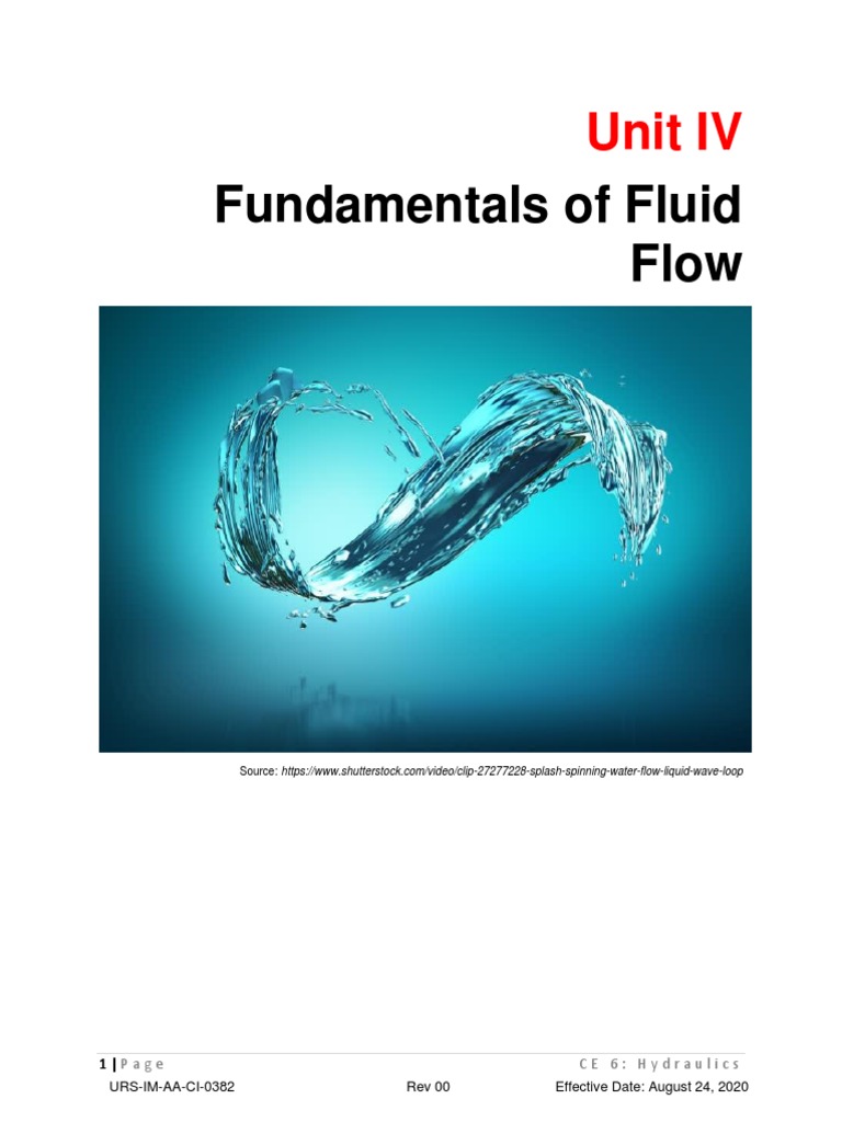 Module 6 Discharge Energy and Head Power and Efficiency Bernoullis Energy Theorem | PDF | Fluid ...
