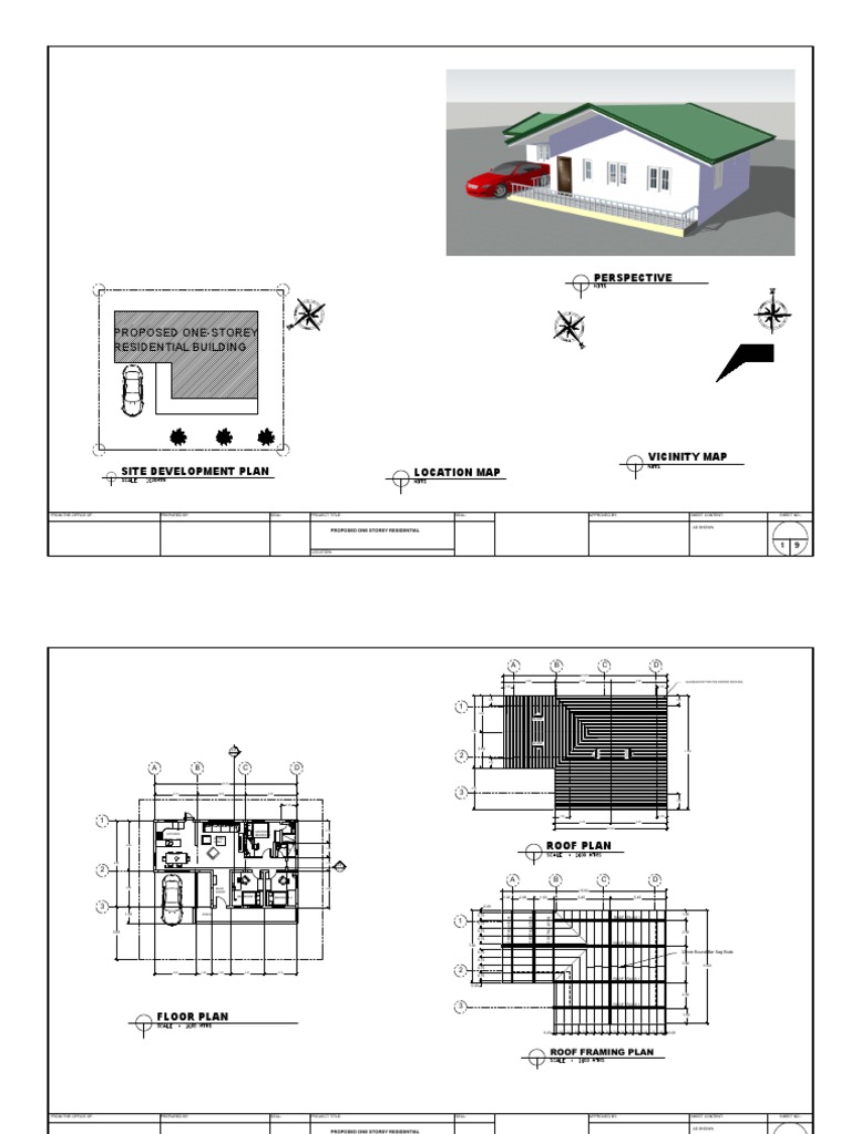 Proposed One Storey Residential Plan | PDF | Brisbane | Cultural Heritage