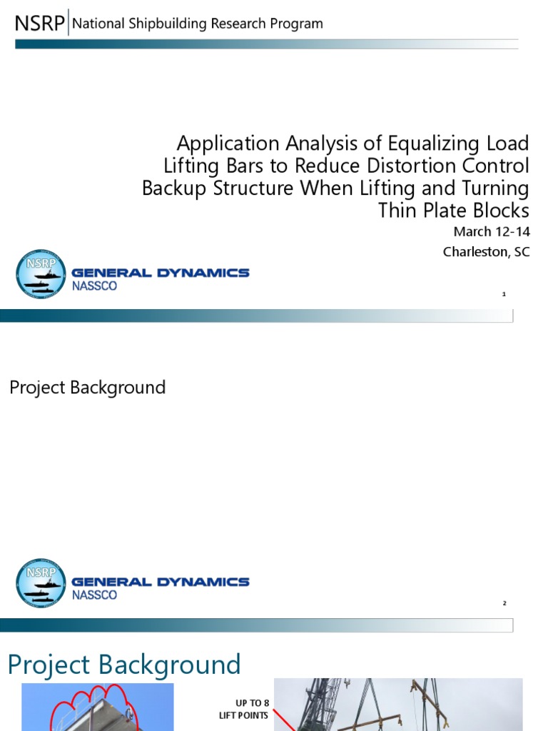 Application Analysis Of Equalizing Load Lifting Bars To Pdf Pdf