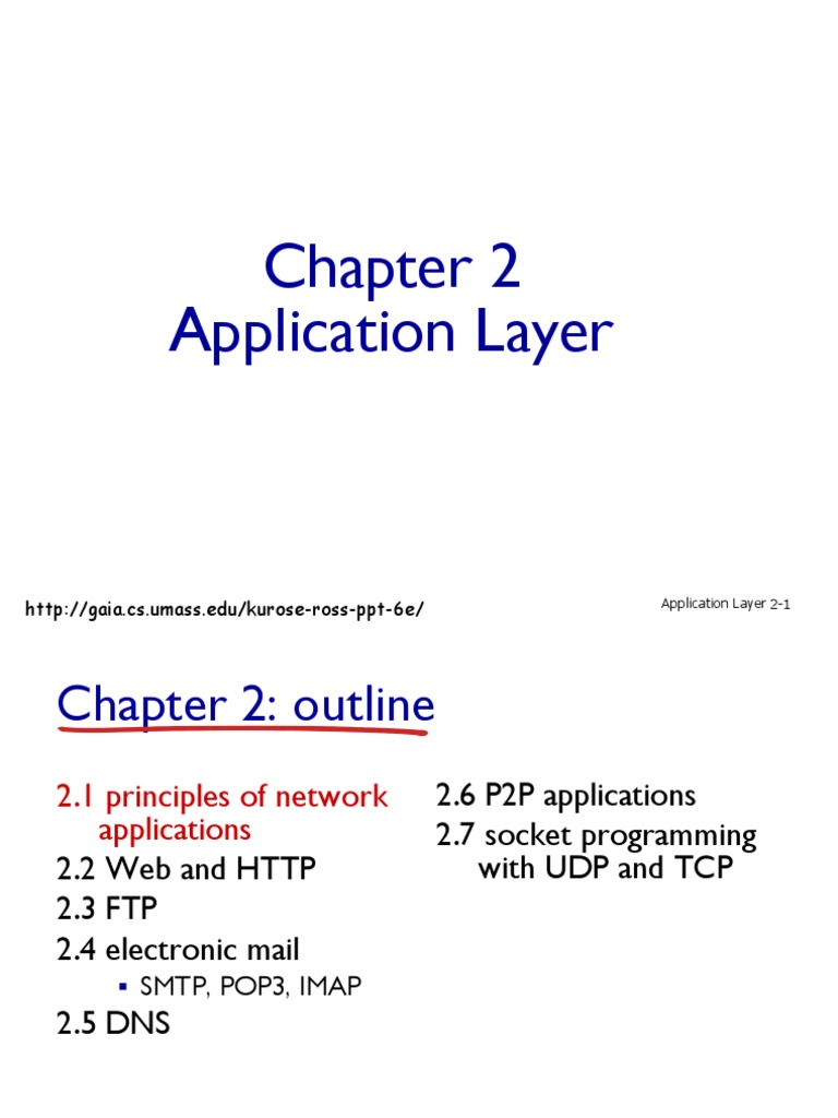 Application Layer PDF | PDF | Hypertext Transfer Protocol | Peer To Peer