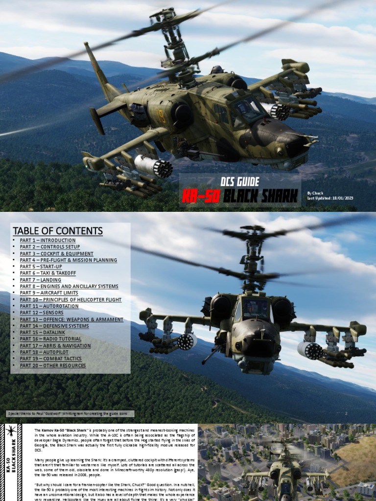 Dcs Ka 50 Guide Pdf Pdf Helicopter Attack Helicopter
