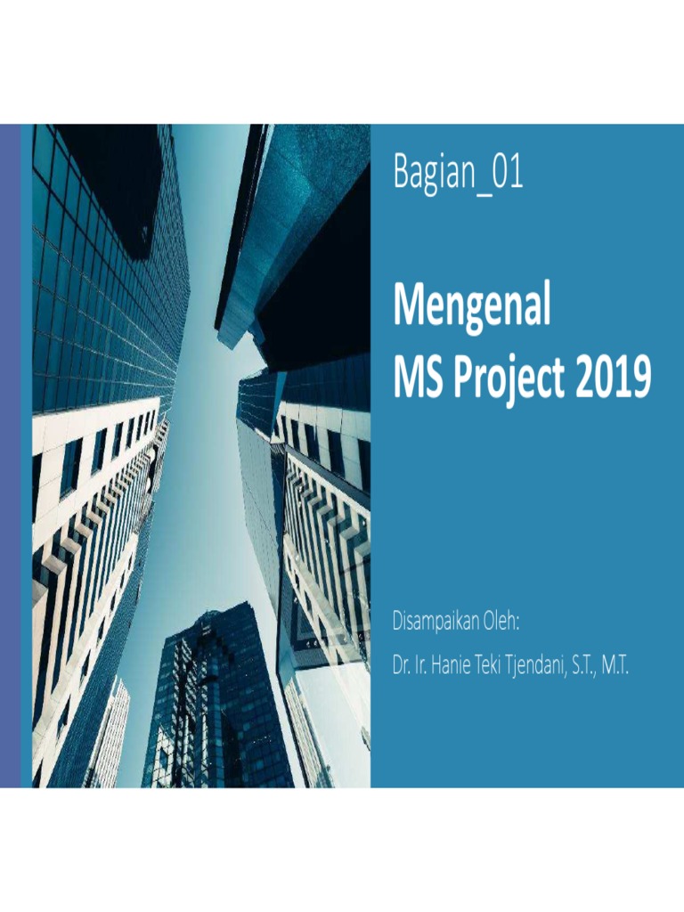 Panduan Singkat MS Project 2019 | PDF | Bisnis