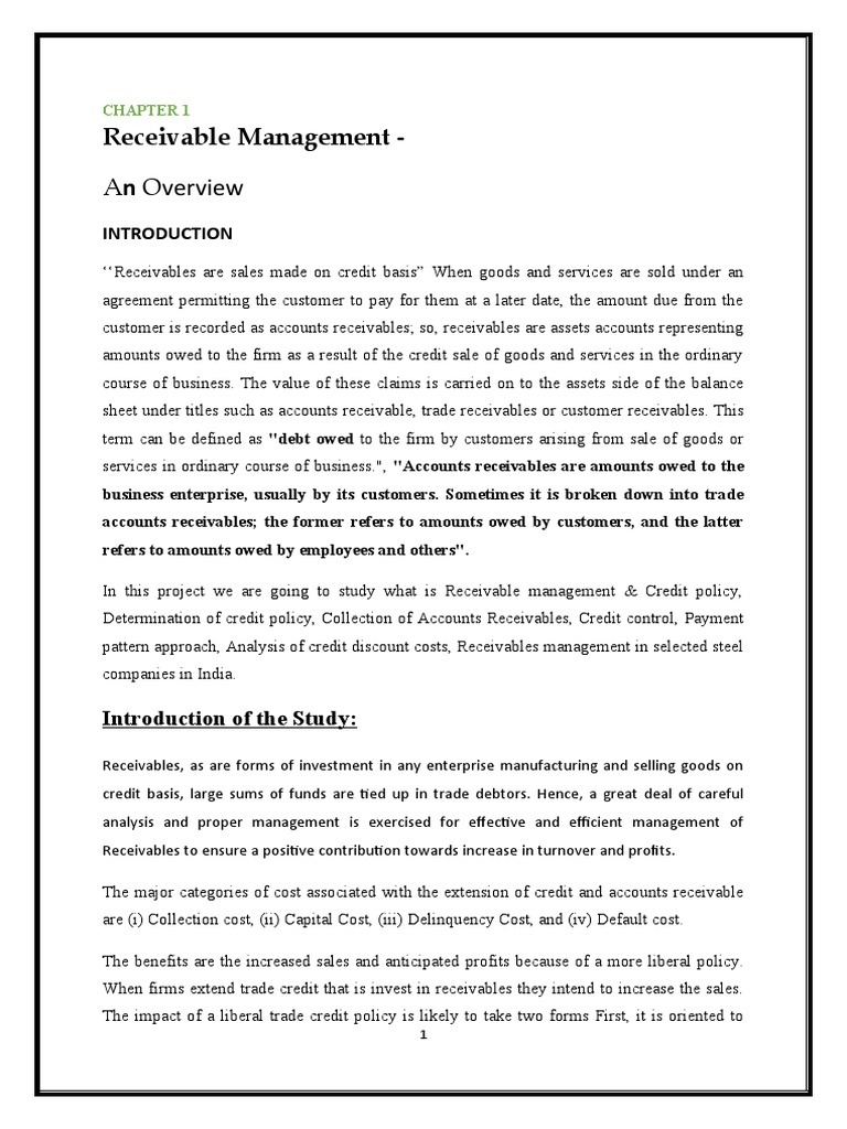 A DETAILED PROJECT REPORT FInal | PDF | Credit | Finance & Money Management A DETAILED PROJECT REPORT FInal | PDF | Credit | Finance & Money Management