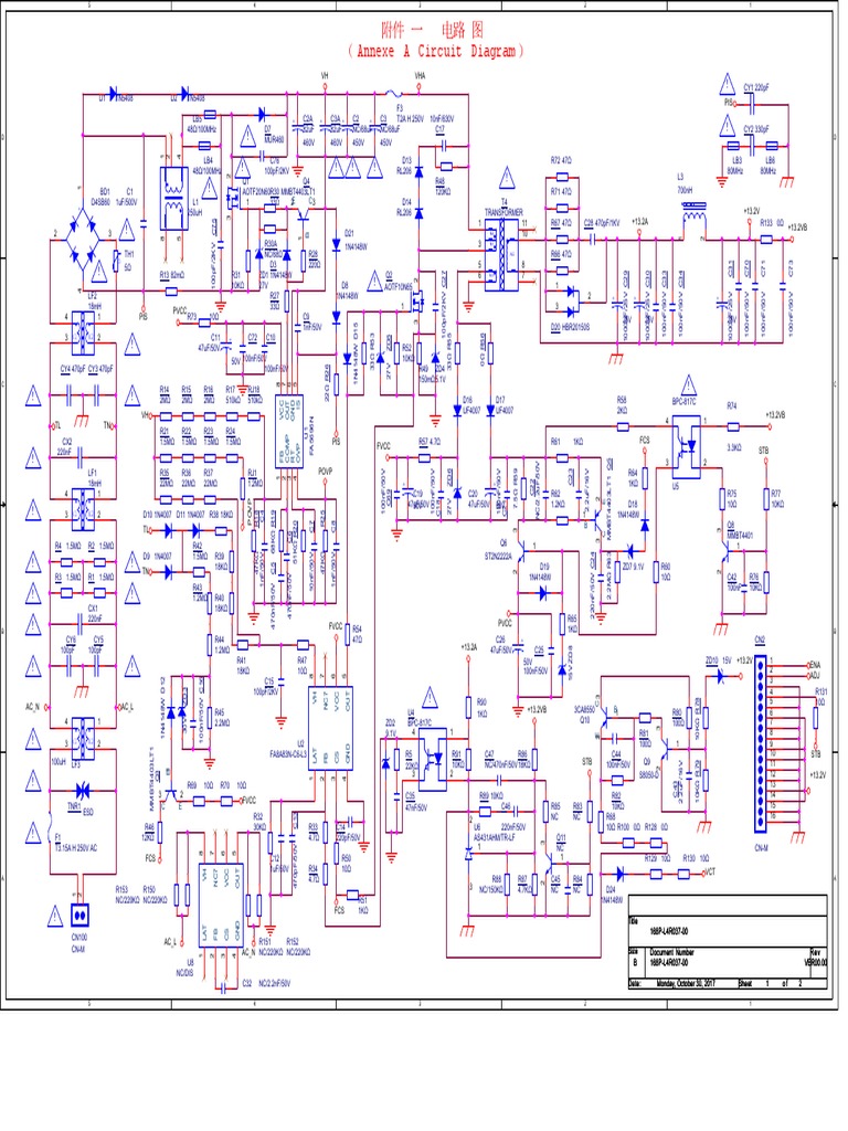 168P L4R037 00+PSU+Schematics | PDF