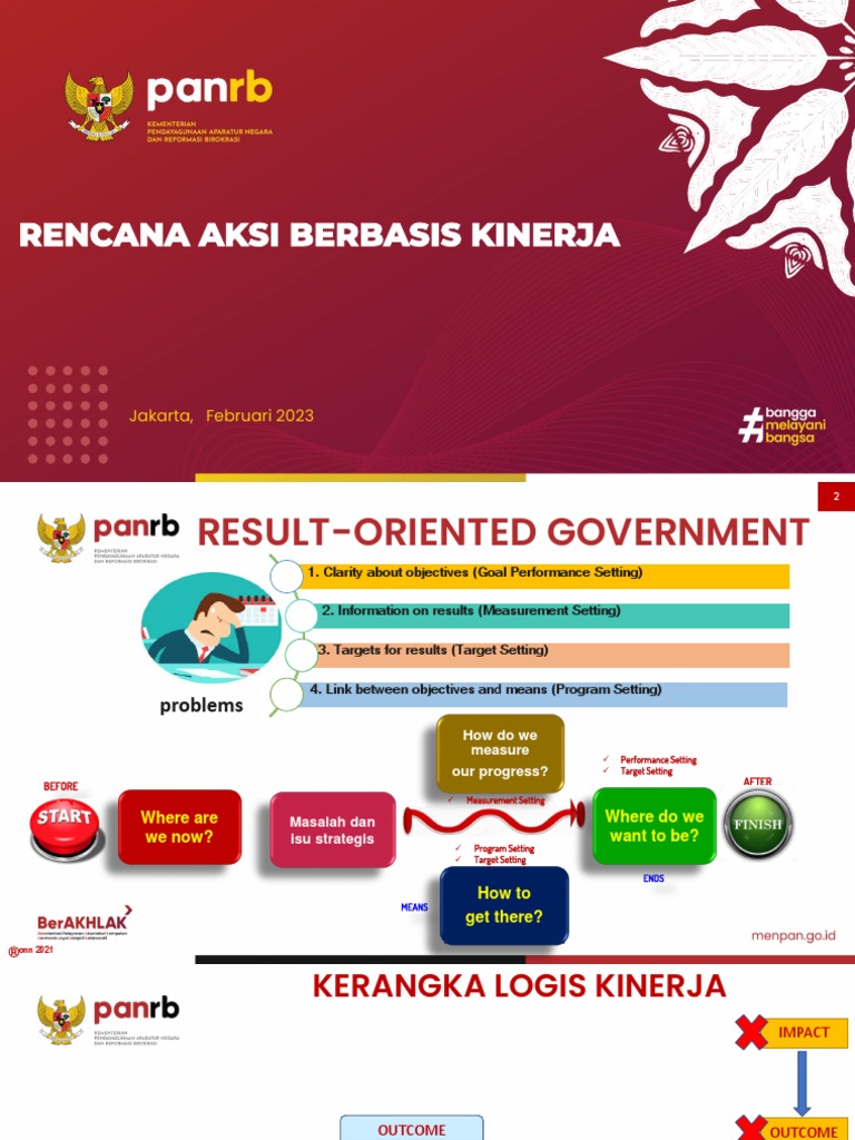 Rencana Aksi Berbasis Kinerja - 200222 - Acara Dikbud | PDF