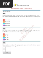 INTSO - MTSO - Grade-5 - Practice Paper-1 - 2024 | PDF | Arithmetic ...