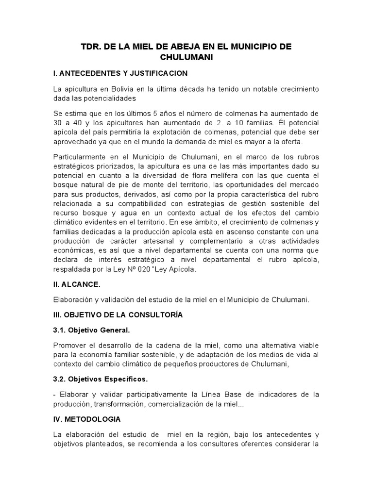 TRD de La Miel de Abeja | PDF | Apicultura | Plan de estudios
